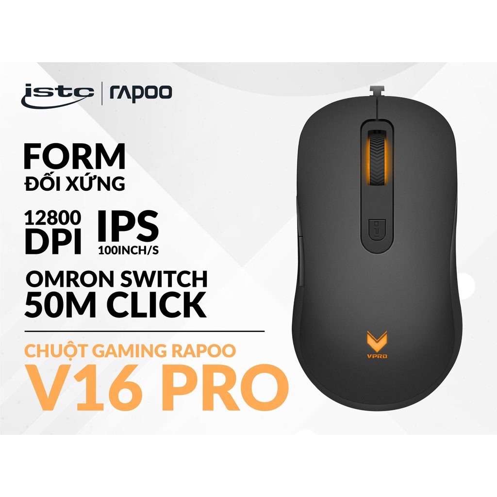 Giới Thiệu Chuột Gaming Rapoo V16